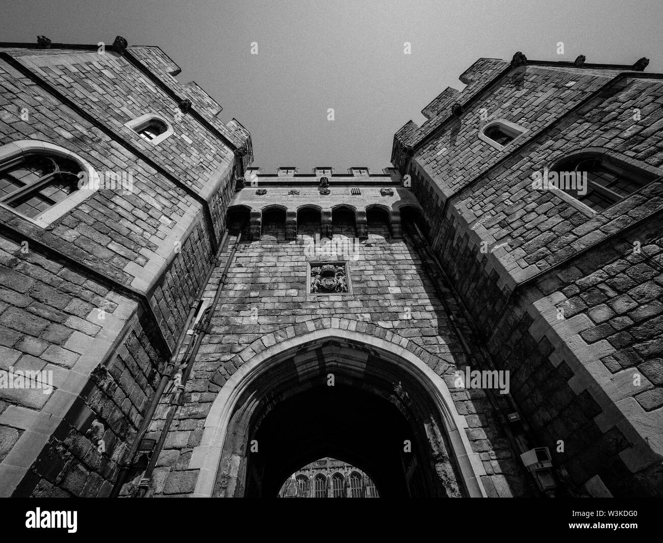 King henry viii gateway Black and White Stock Photos & Images - Alamy