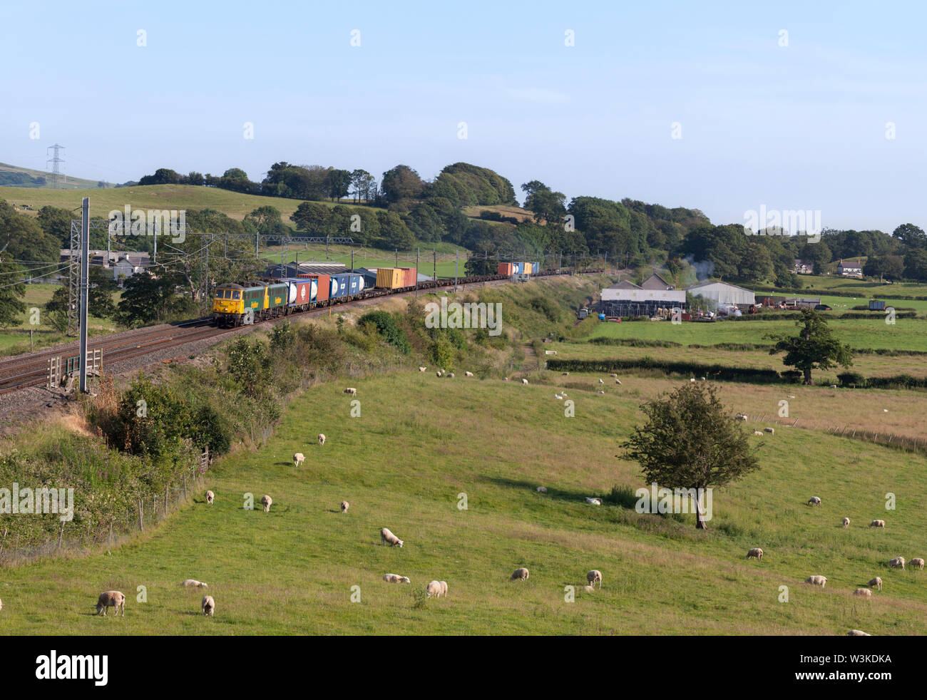2 Freightliner class 86/6 electric locomotives on the west coast ...