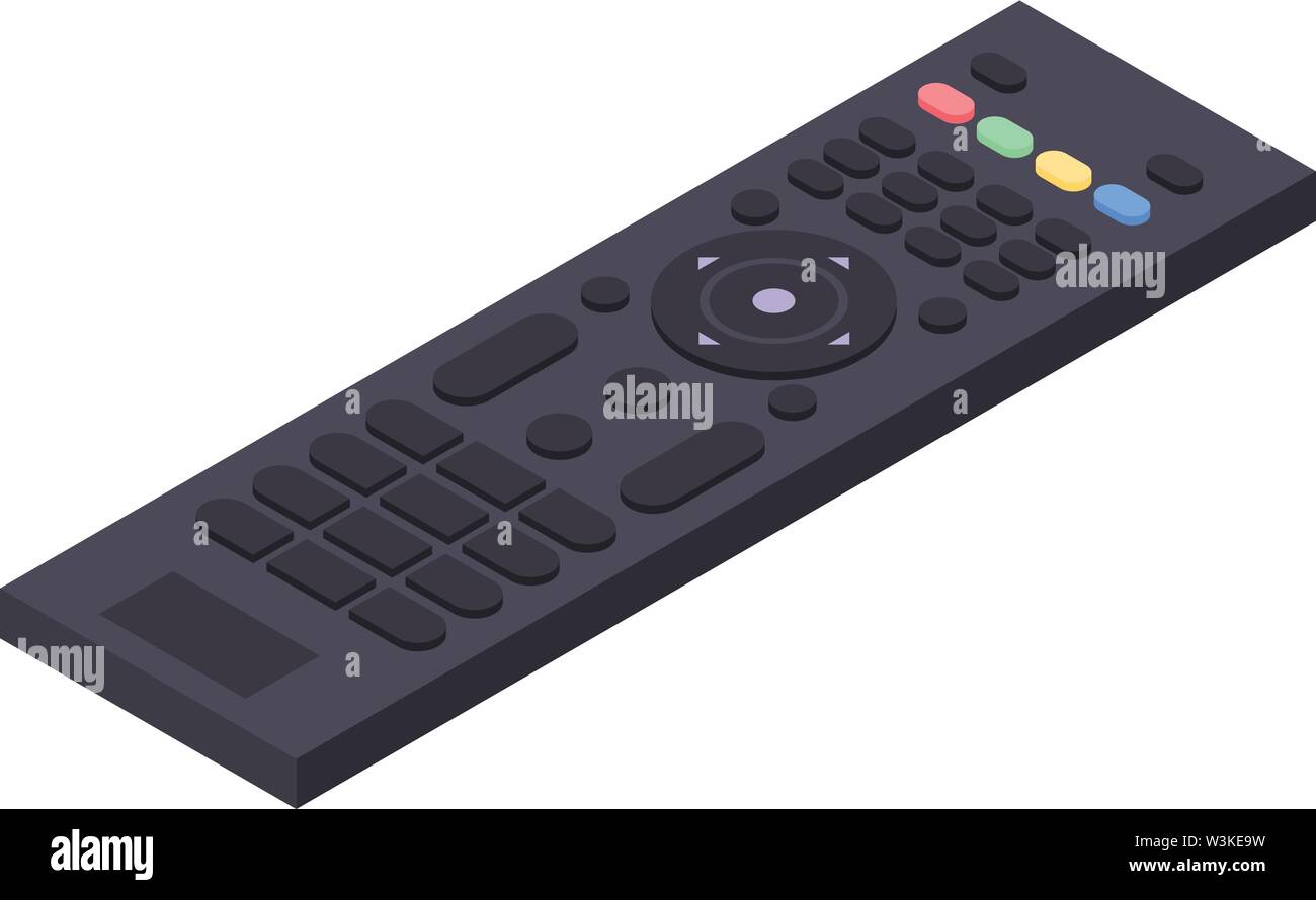 Tv remote control icon, isometric style Stock Vector Image & Art - Alamy