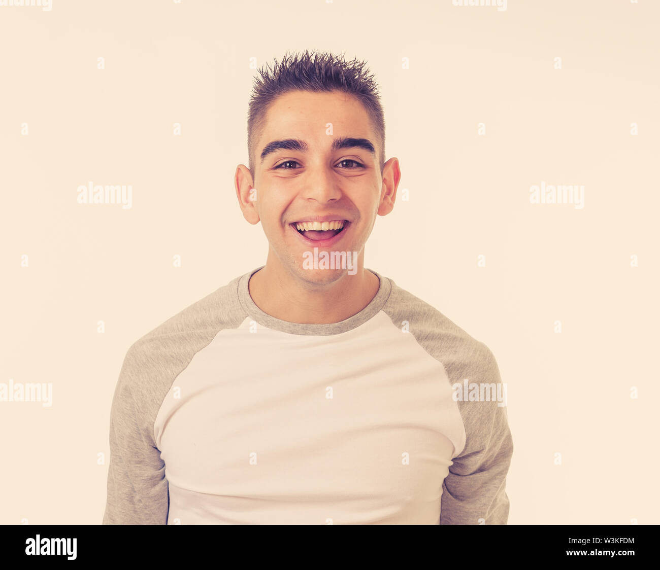 Male face close up human hi-res stock photography and images - Alamy