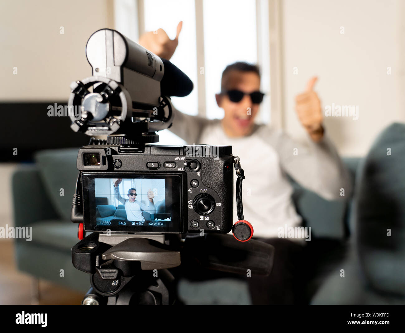 Vlog background hi-res stock photography and images - Alamy