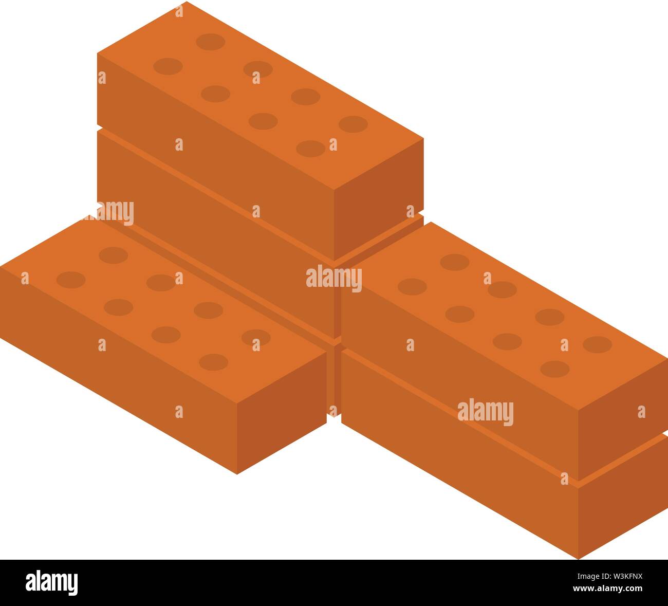 Most common bricks Stock Vector Images - Alamy