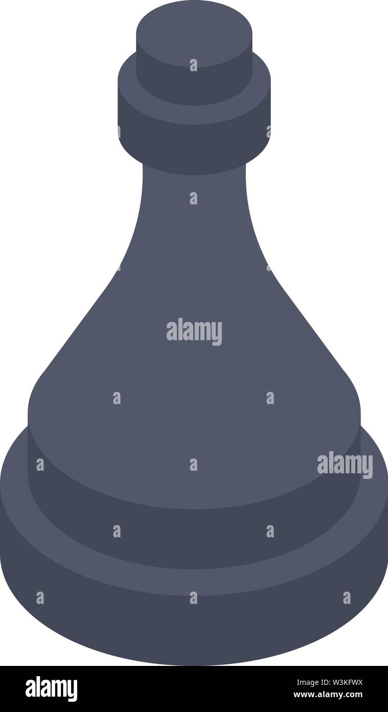 Black pawn chess icon, isometric style Stock Vector Image & Art - Alamy