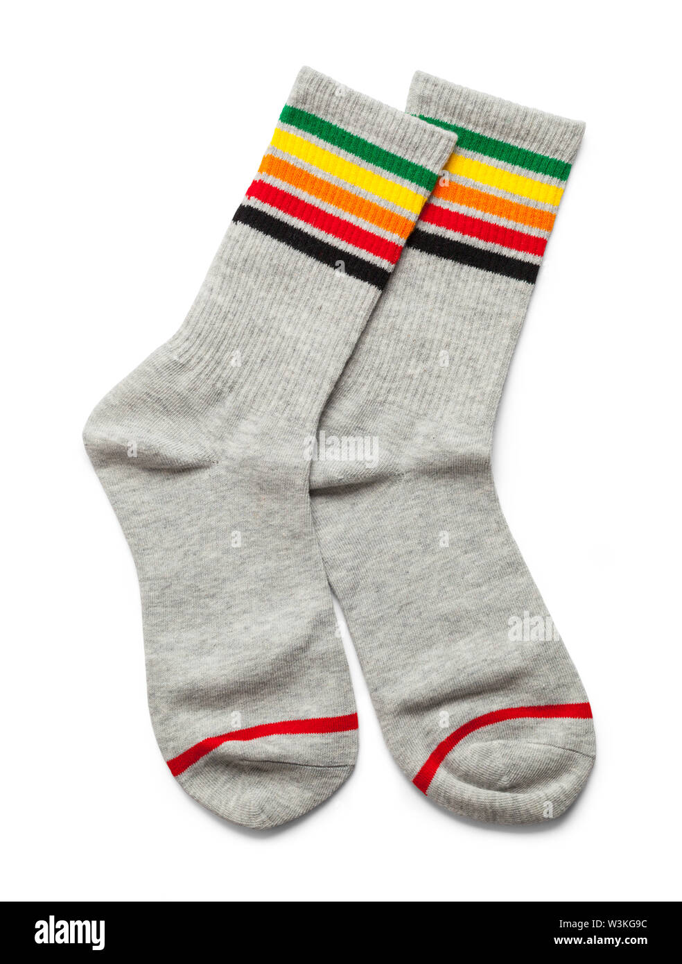 Grey sock Cut Out Stock Images & Pictures - Alamy