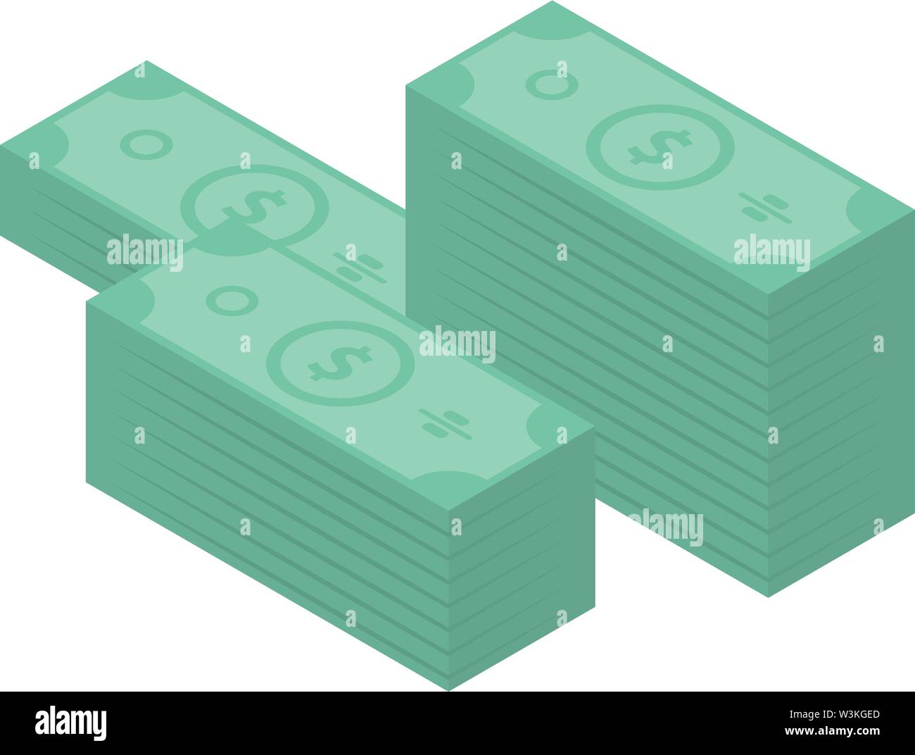 Stack of 100 dollar bills Stock Vector Images - Alamy