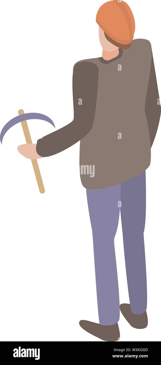 Worker holding pick axe hi-res stock photography and images - Alamy