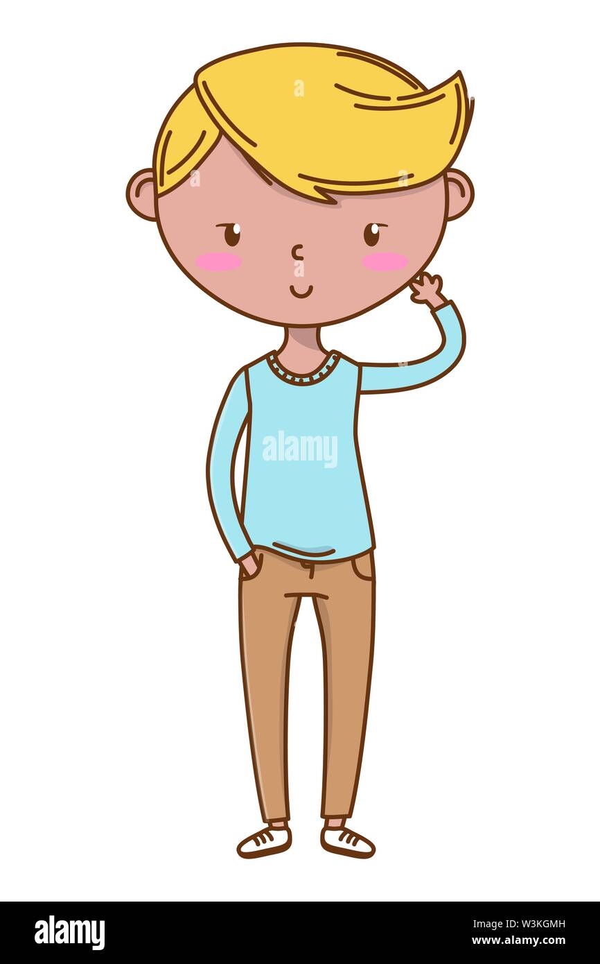 Teenager boy design, person portrait young youth student and teen theme ...