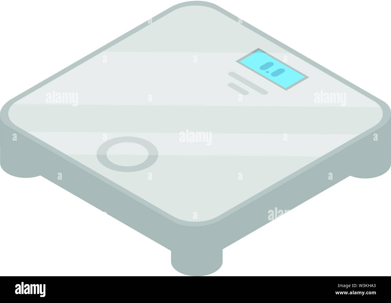 Digital weighing scales Stock Vector Images - Alamy
