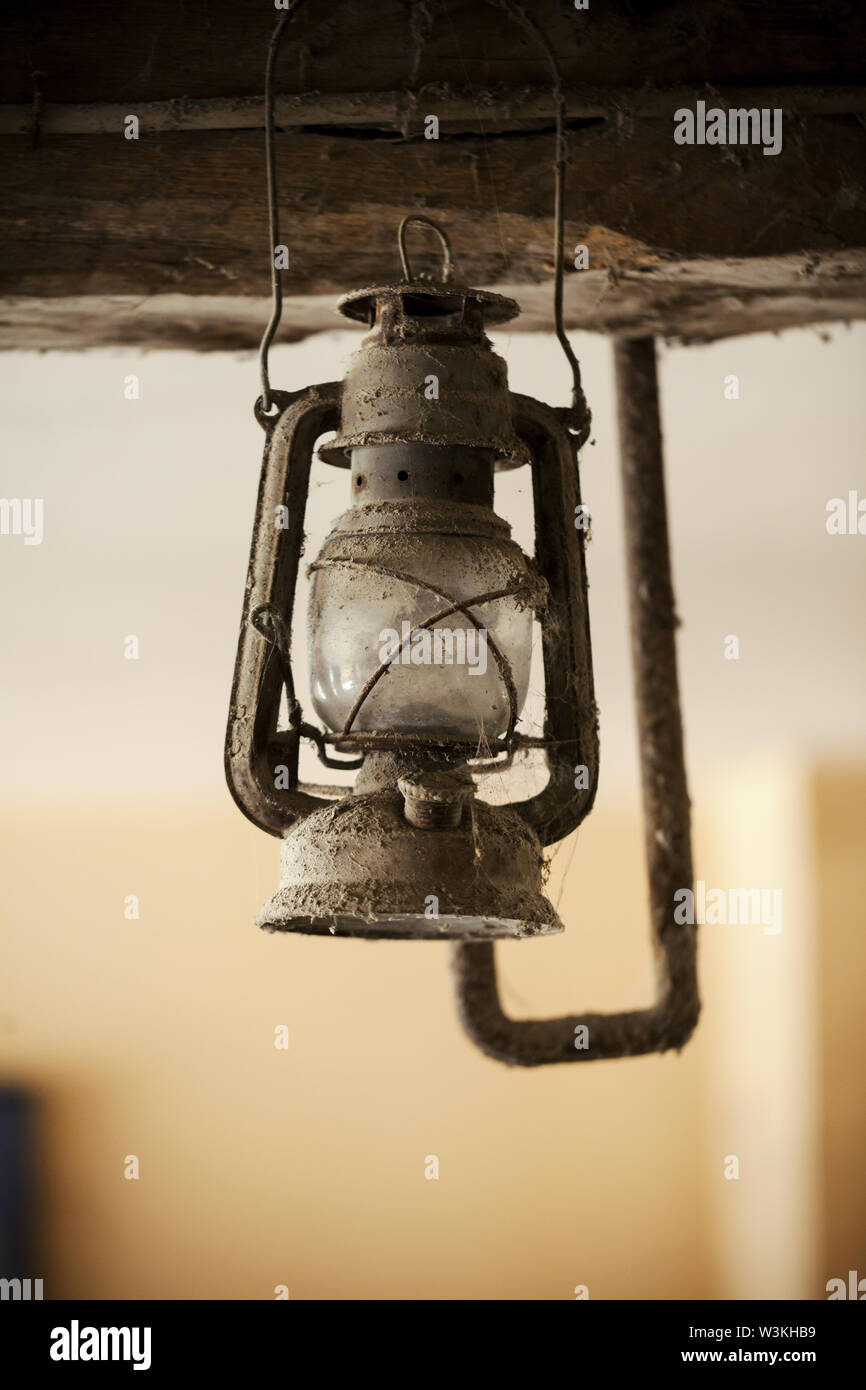 Yellow old kerosene lamp hi-res stock photography and images - Alamy