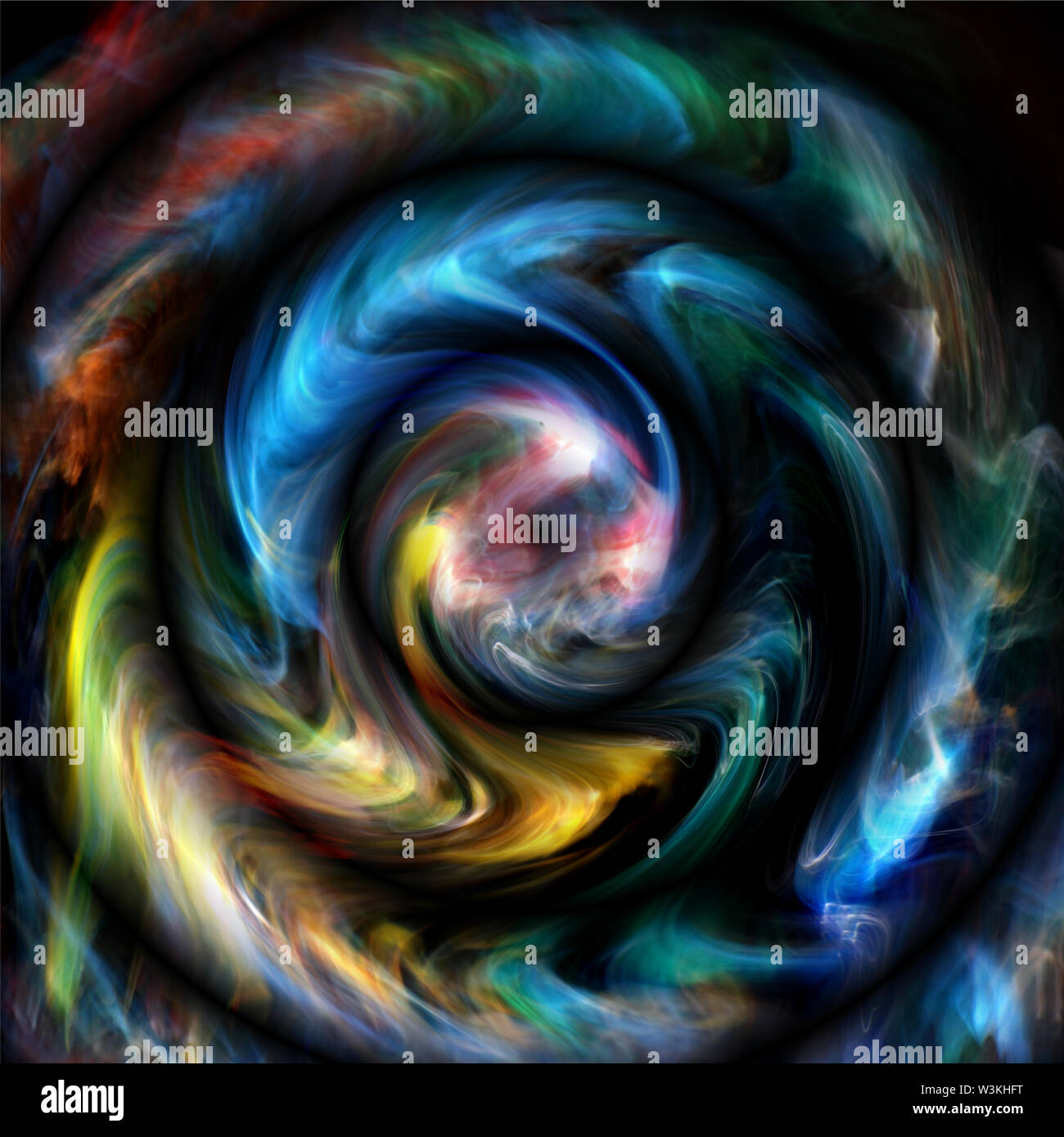 Digital art, abstract 3D objects with soft lighting, Germany Stock ...