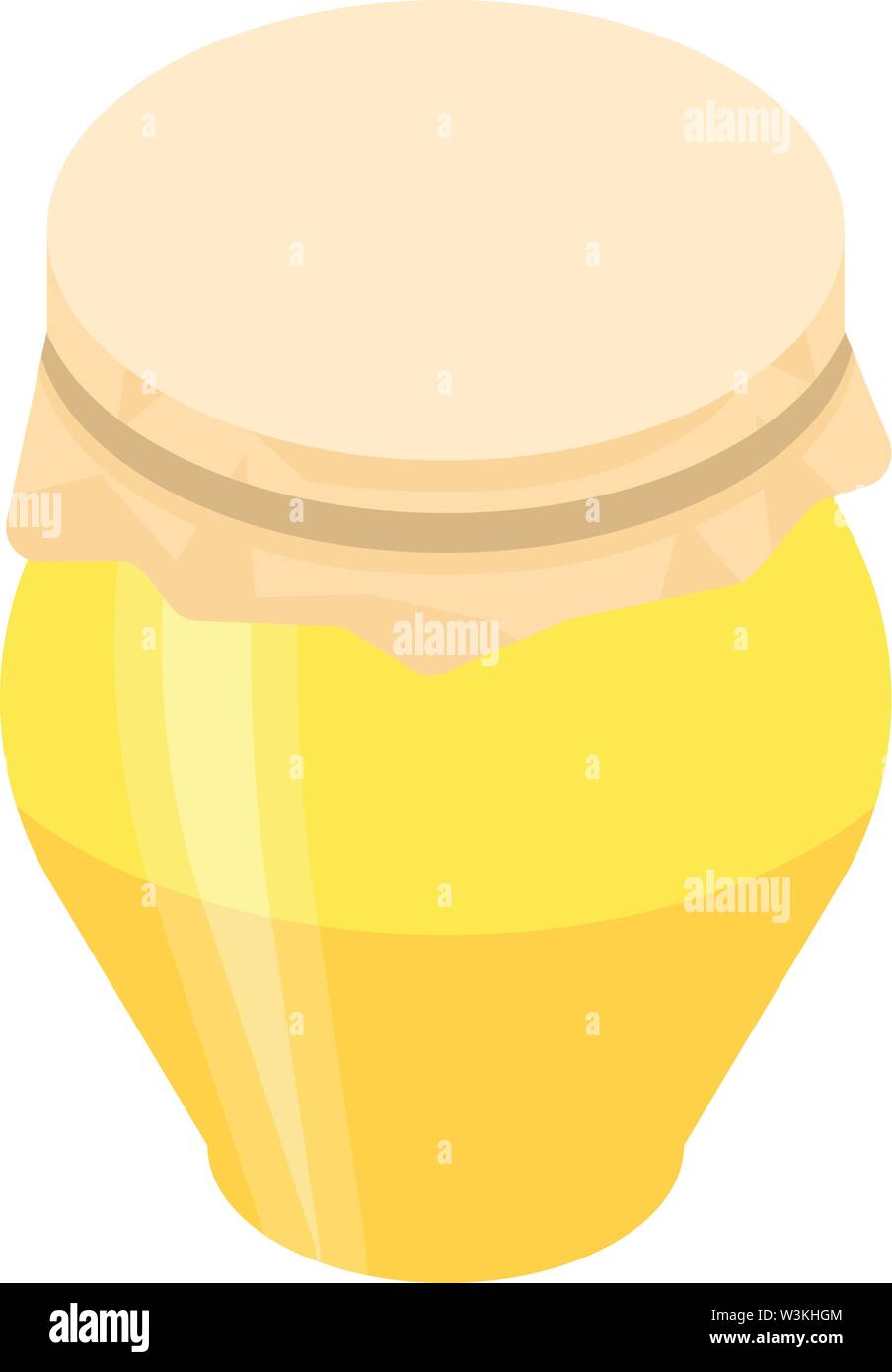 Glass jar of honey icon, isometric style Stock Vector Image & Art - Alamy