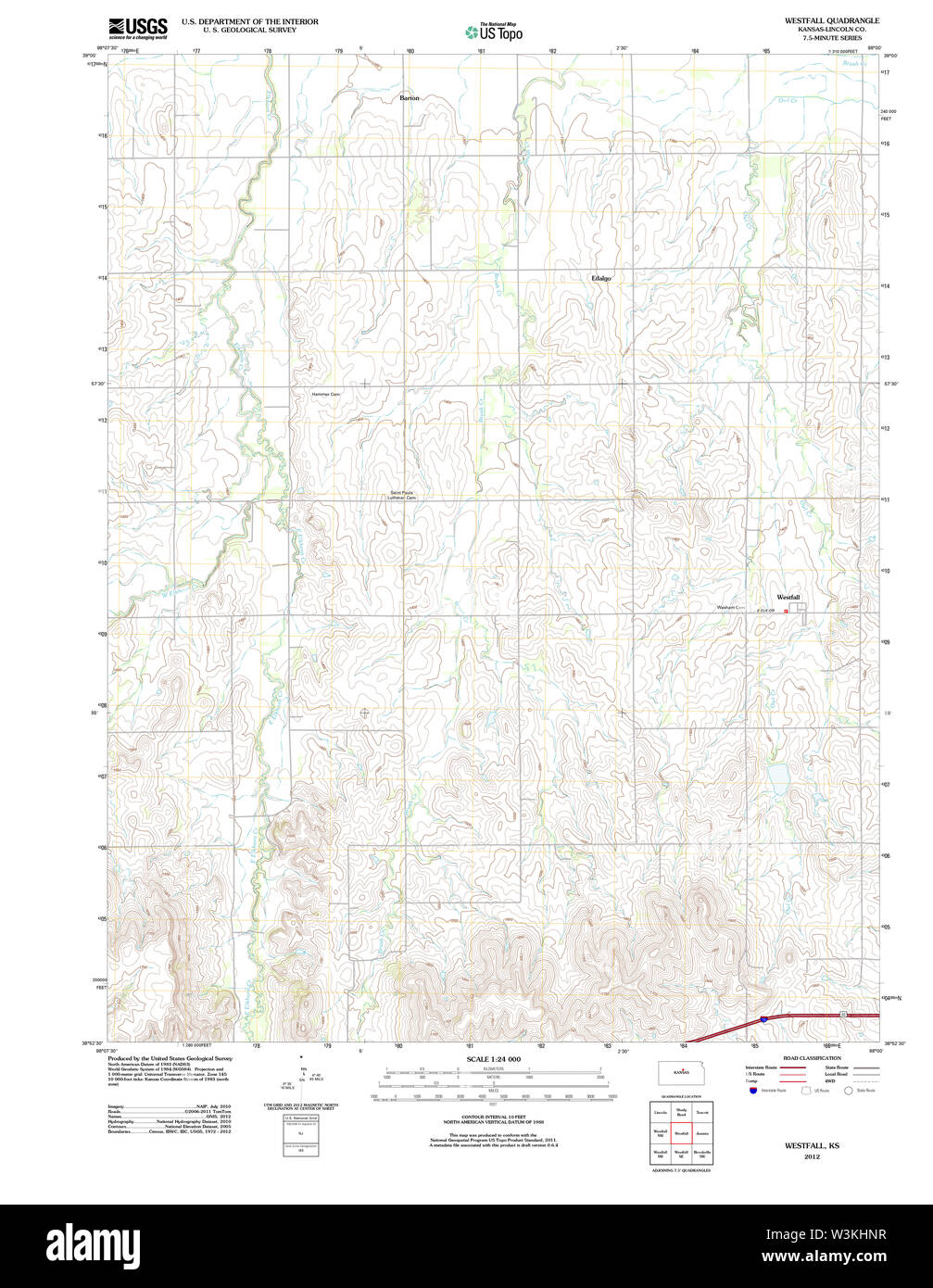 Westfall map hi-res stock photography and images - Alamy