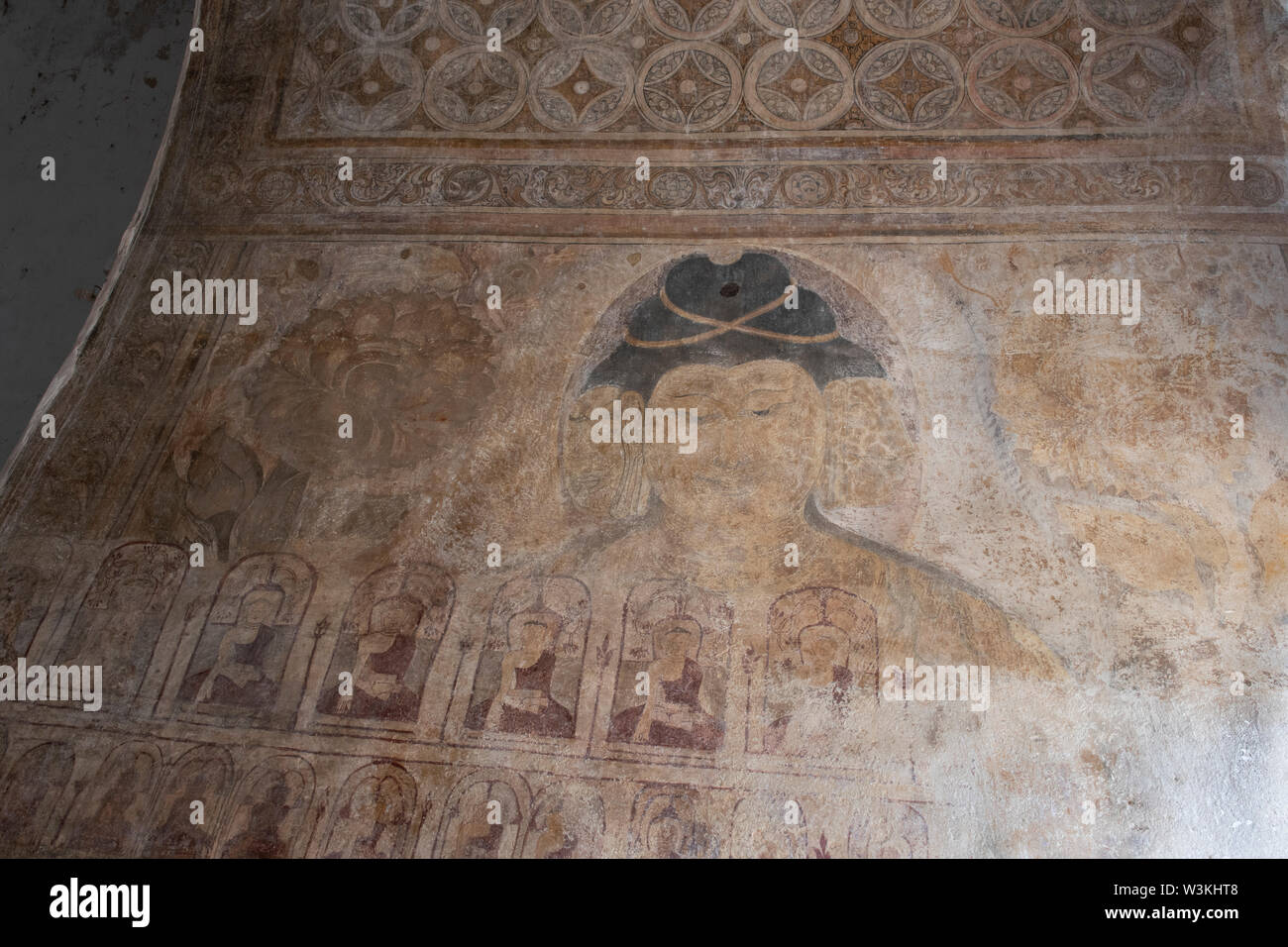 Myanmar aka Burma, Bagan. Ananda Temple aka Ananda Phaya. Buddhist ...