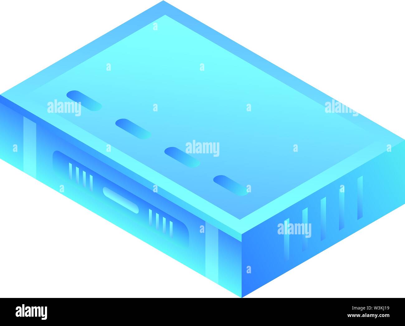 Computer unit icon, isometric style Stock Vector Image & Art - Alamy