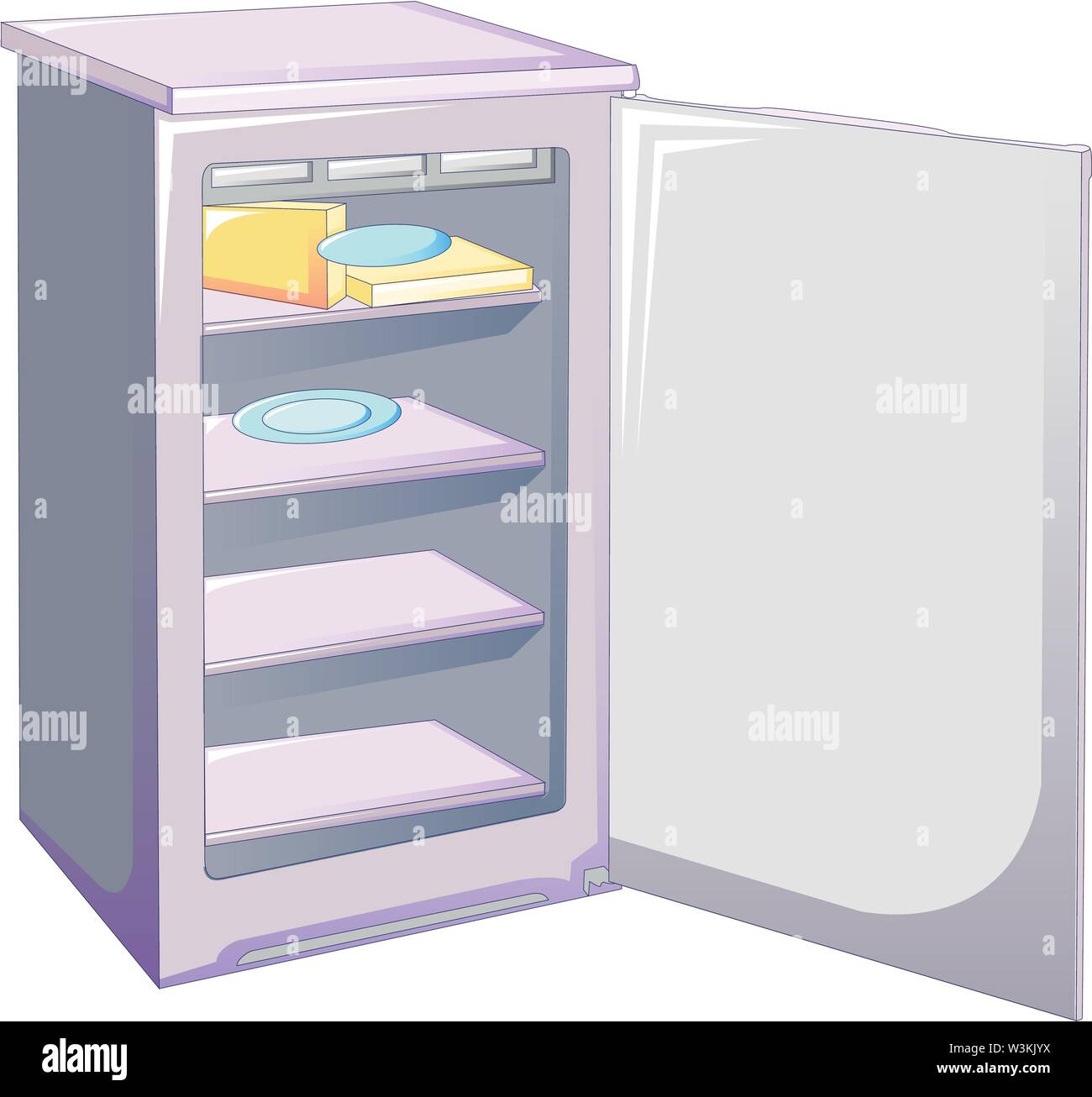 Small fridge icon, cartoon style Stock Vector Image & Art - Alamy