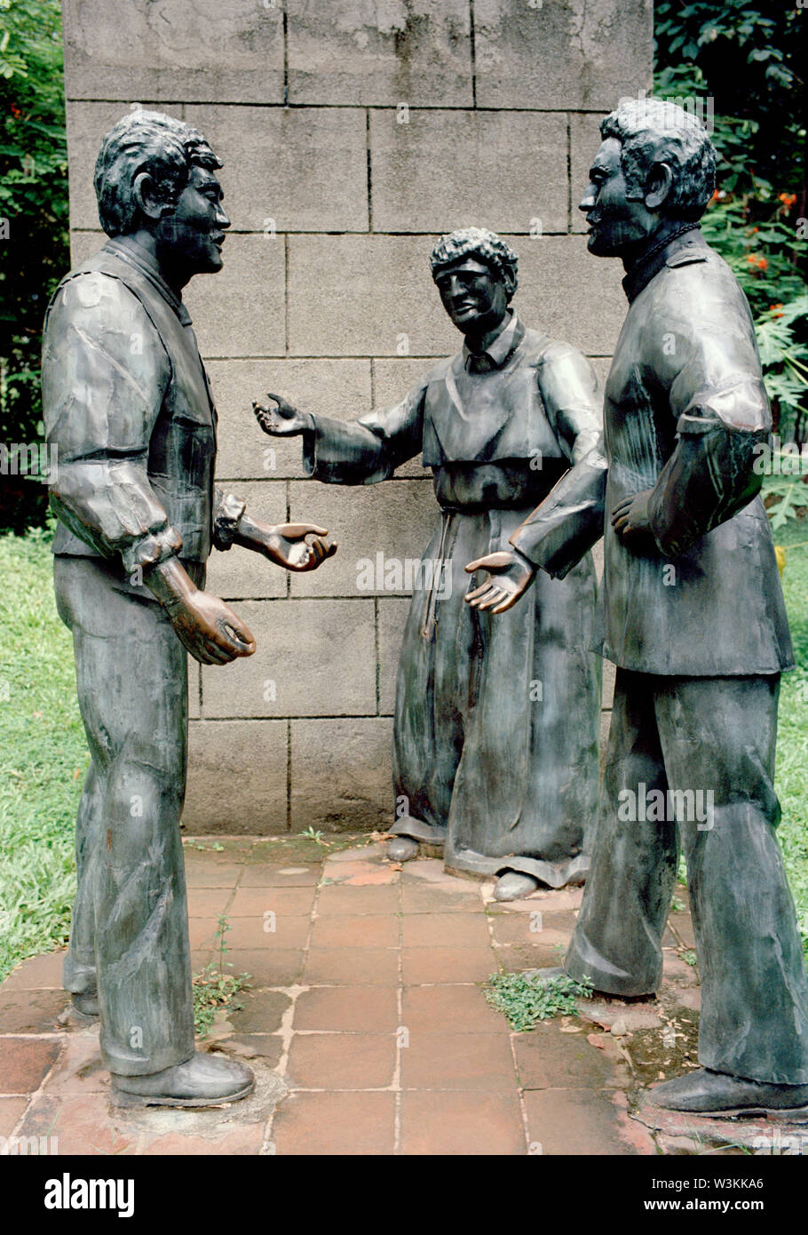 The Martyrdom of Doctor Jose P Rizal in Rizal Park in Manila in the ...