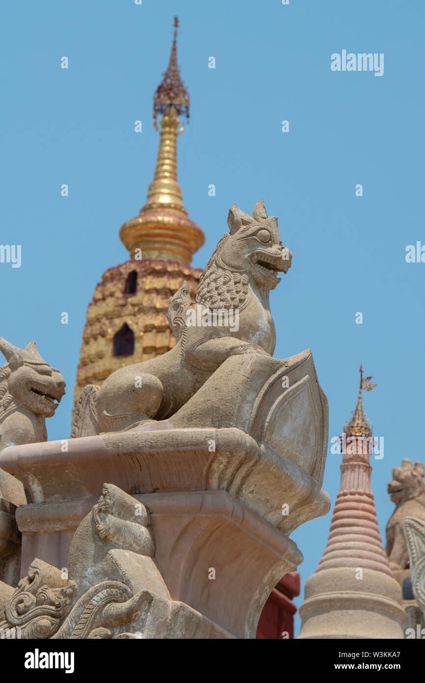 Myanmar aka Burma, Bagan. Ananda Temple aka Ananda Phaya. Buddhist ...