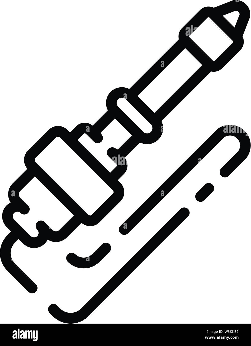 Microphone wire icon digital Black and White Stock Photos & Images - Alamy