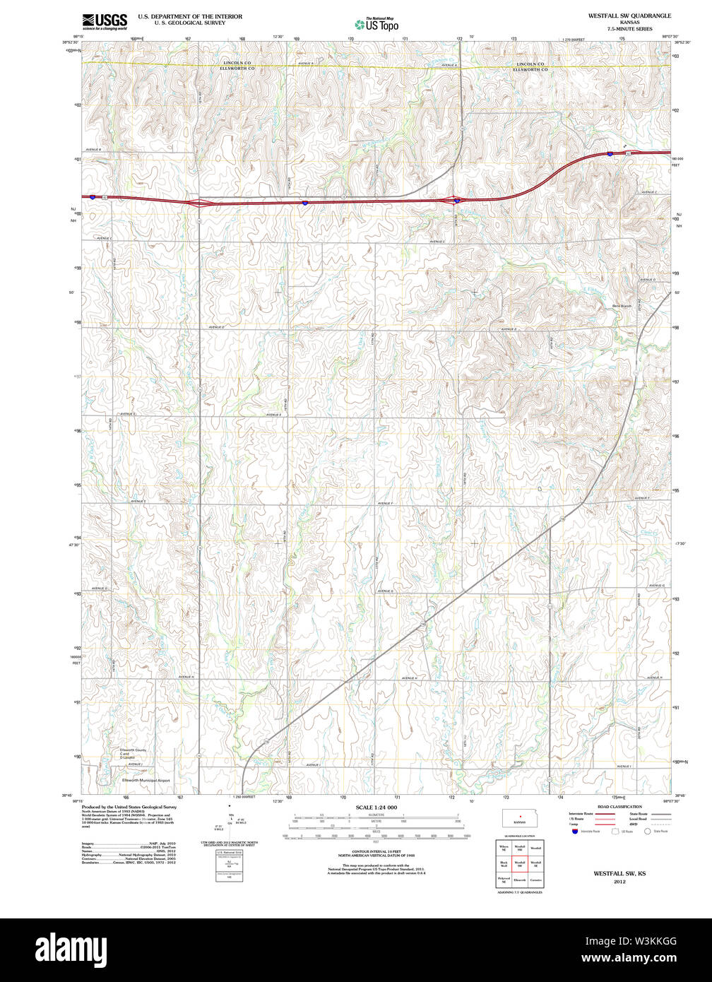Map of westfall hi-res stock photography and images - Alamy