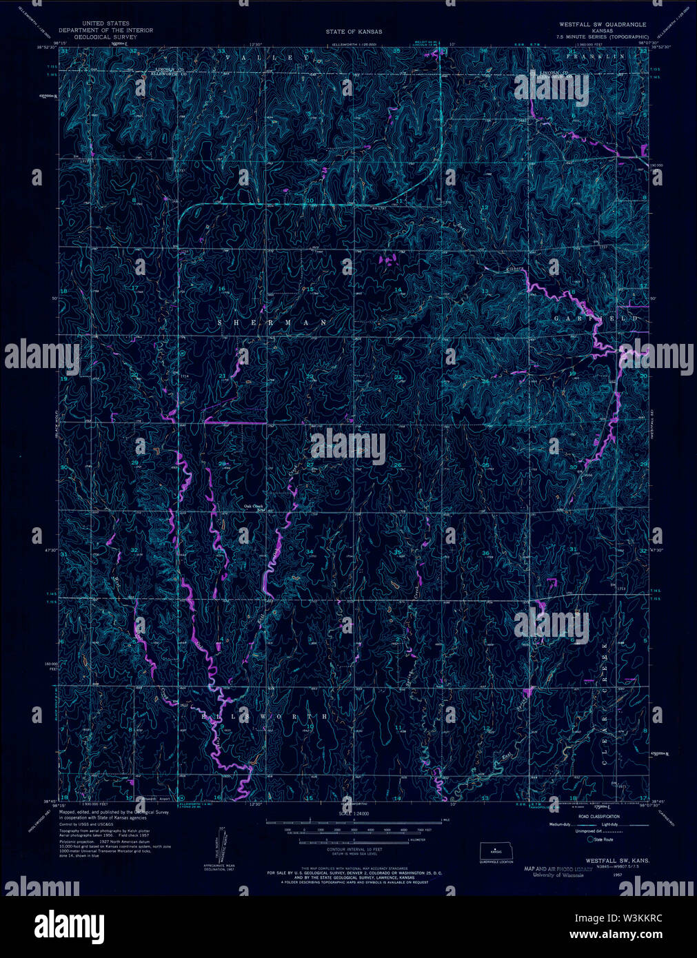 Westfall map hi-res stock photography and images - Alamy