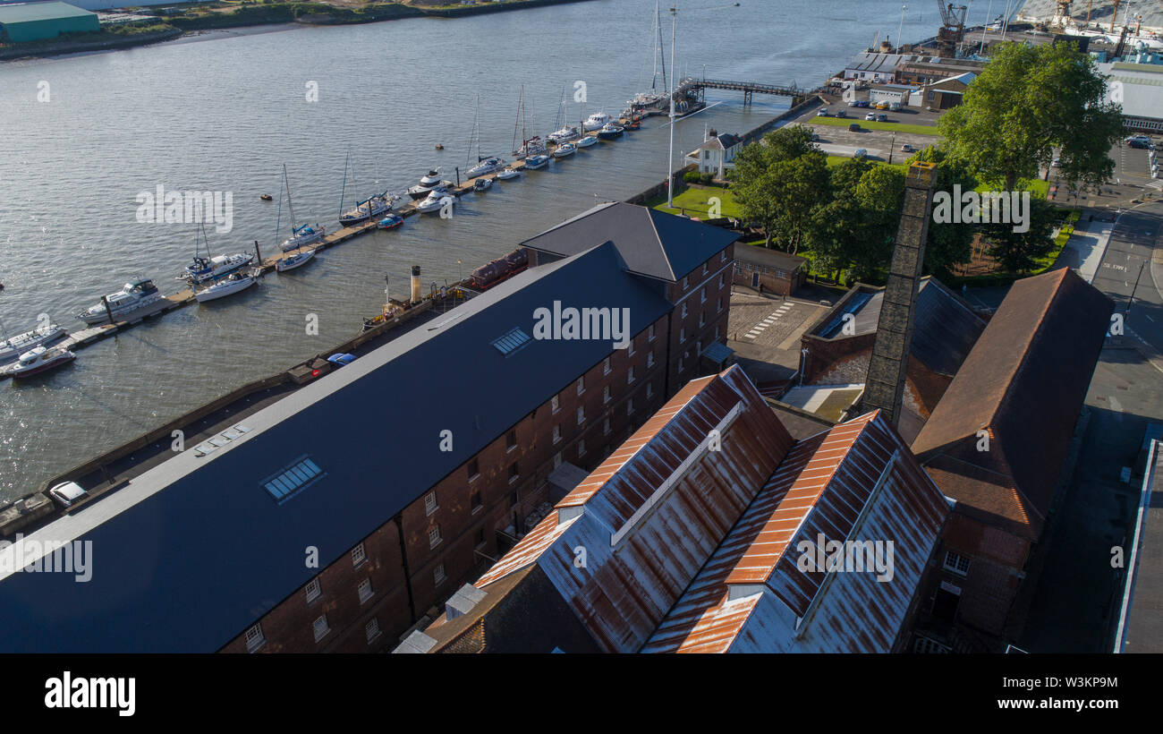 Chatham maritime dockyard hi-res stock photography and images - Alamy