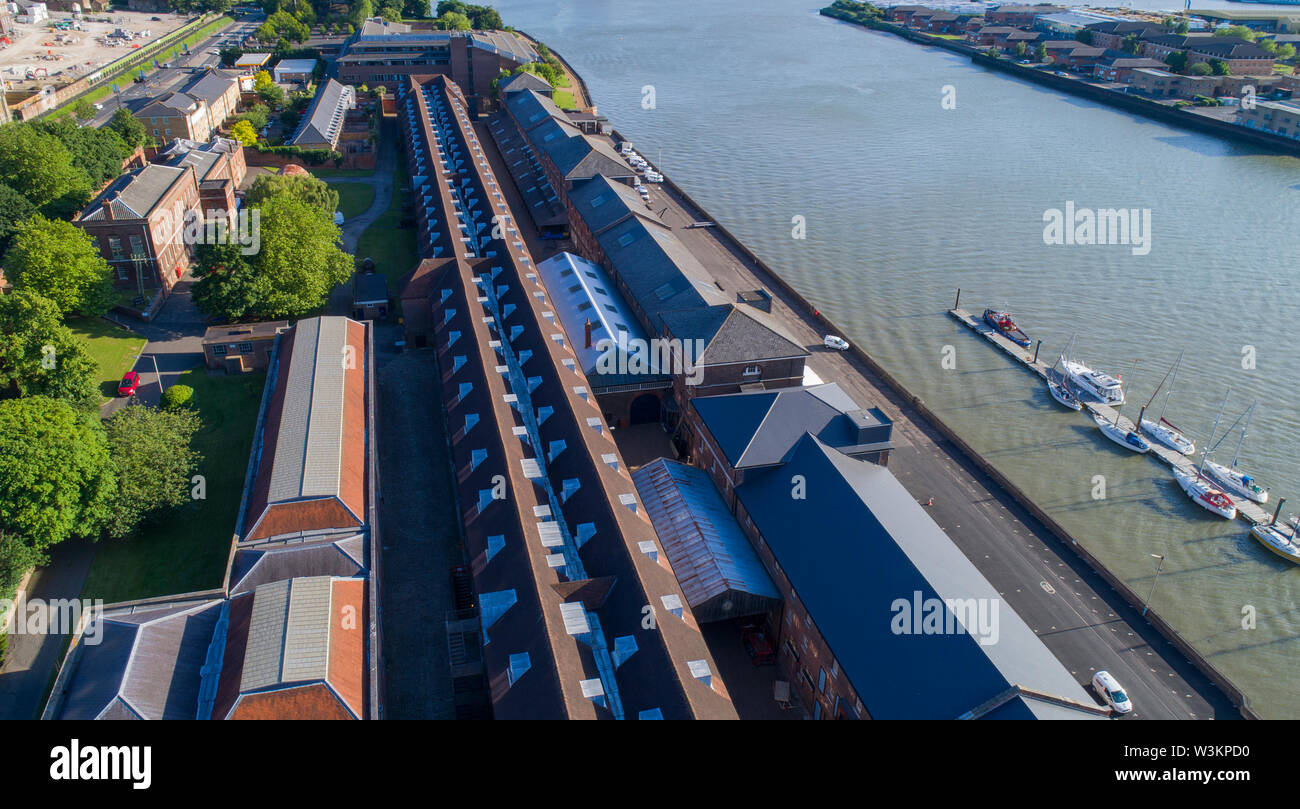 Chatham maritime dockyard hi-res stock photography and images - Alamy