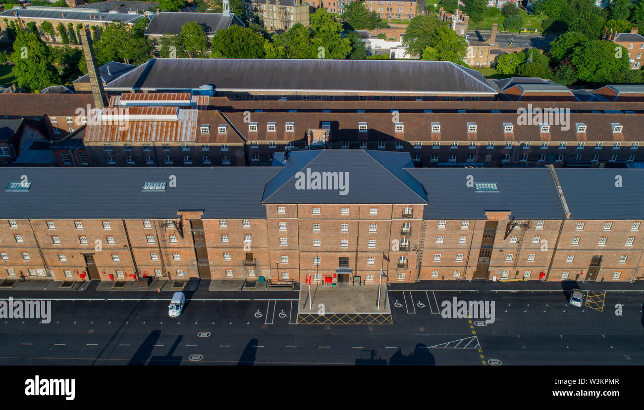 The Ropery and other buildings at Chatham Historic Dockyard in Kent ...