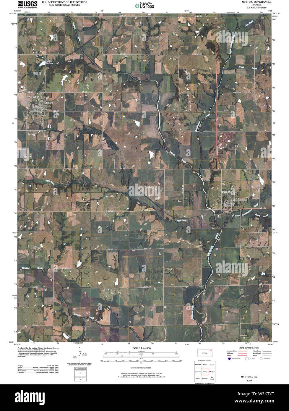 Whiting map hi-res stock photography and images - Alamy