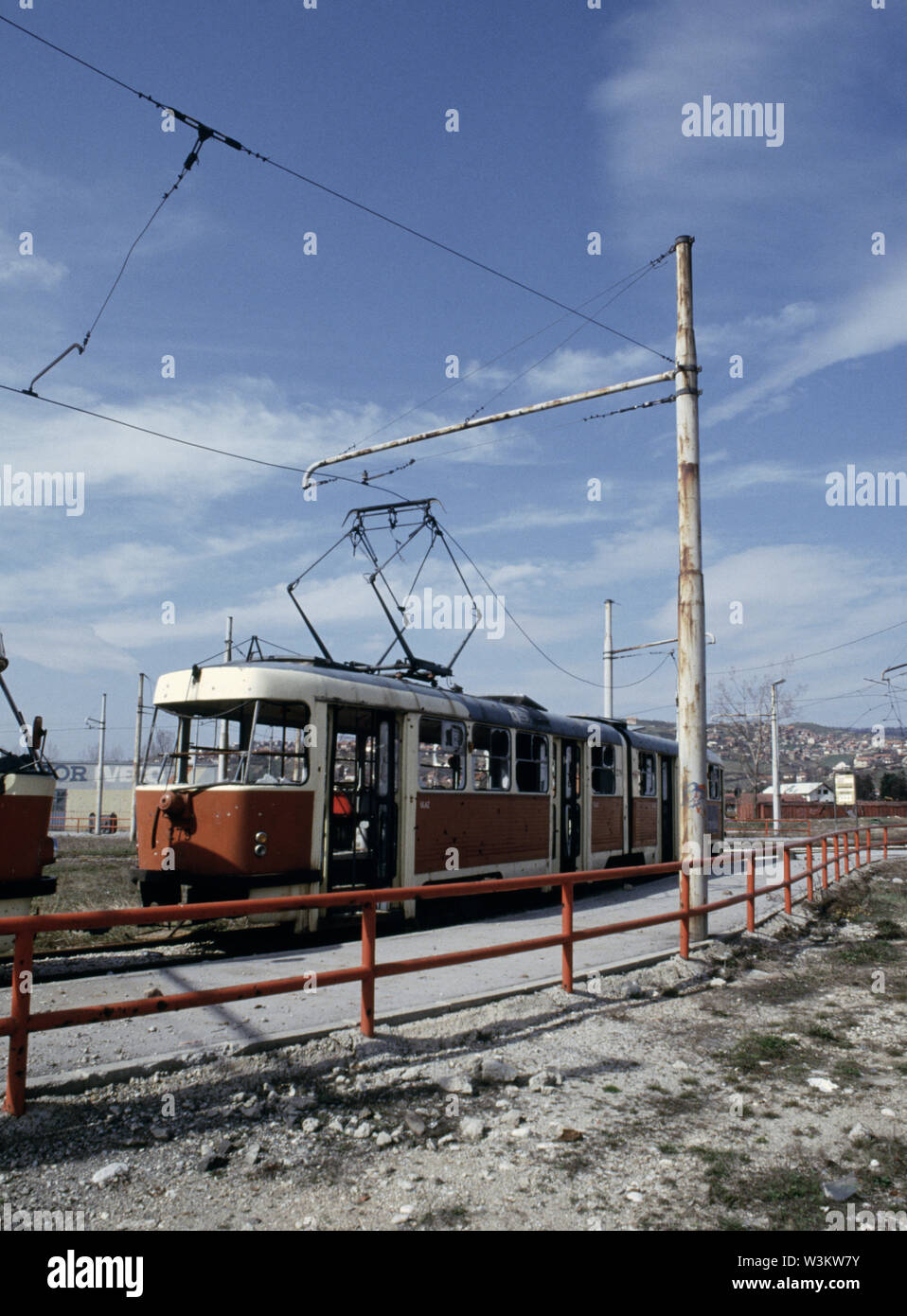 10th April 1993 During the Siege of Sarajevo: bullet and shrapnel ...