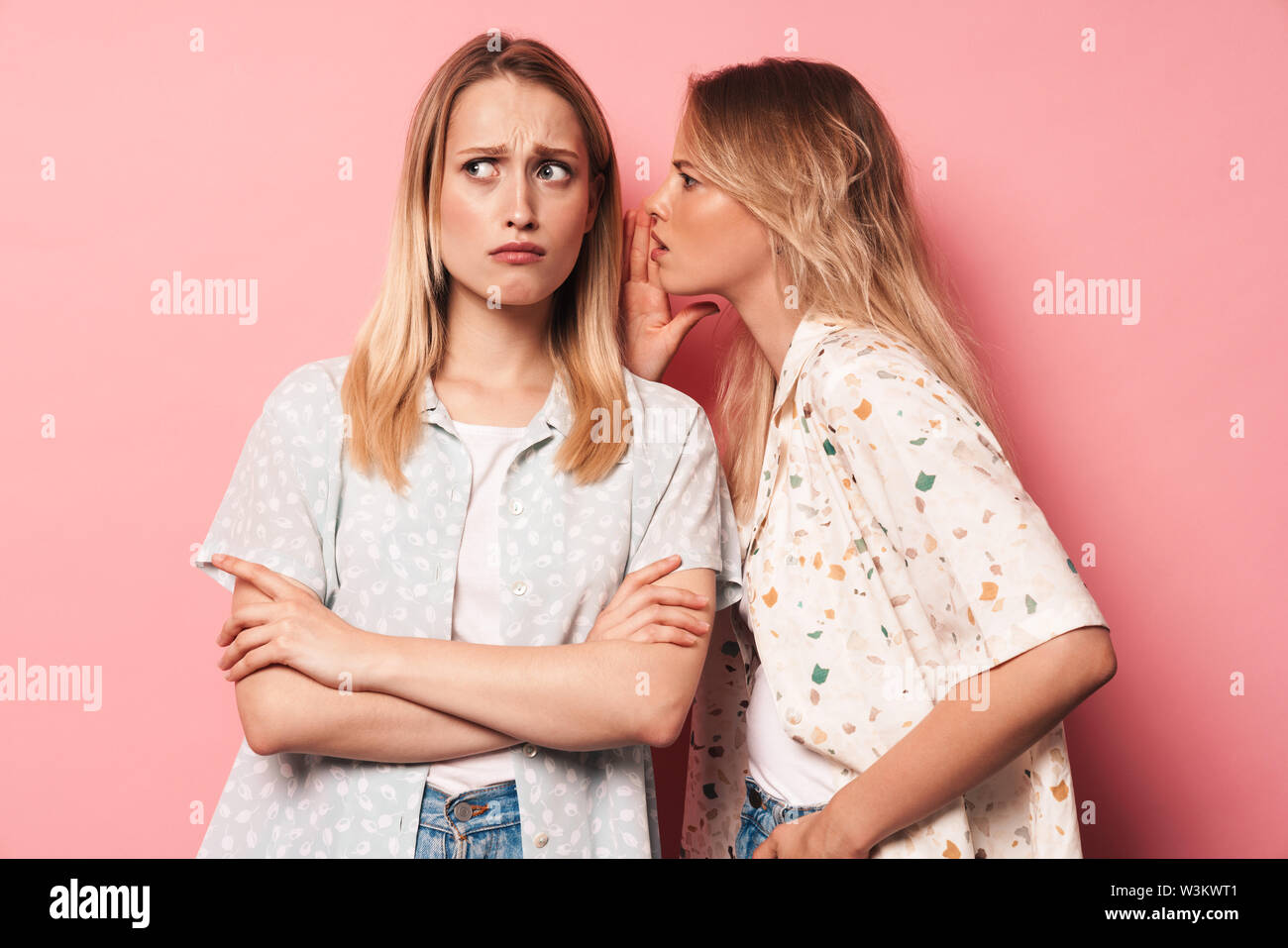 Two women talking sad hi-res stock photography and images - Alamy