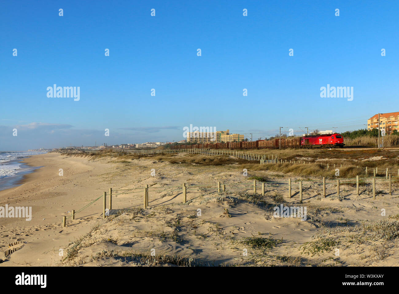 freight train at Espinho Stock Photo - Alamy