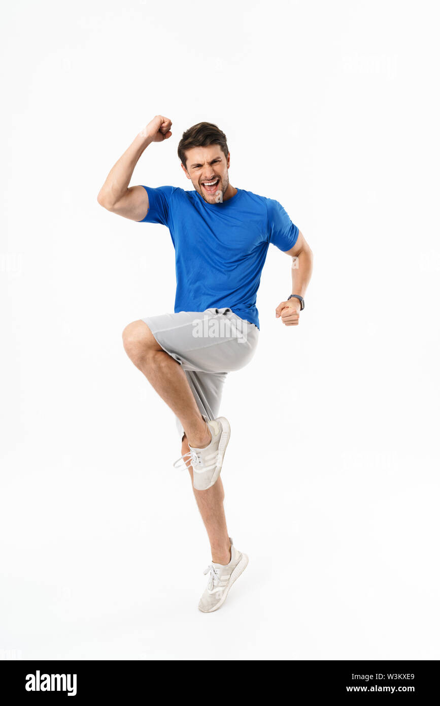 Happy surprised winner adult Cut Out Stock Images & Pictures - Alamy