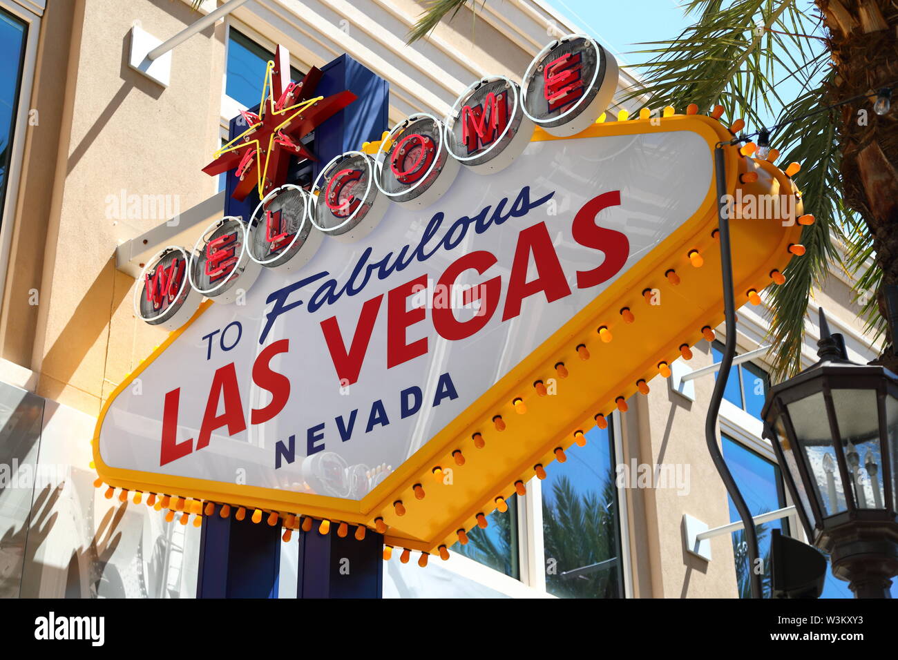 Las Vegas Neon sign in Las Vegas, Nevada, USA Stock Photo - Alamy