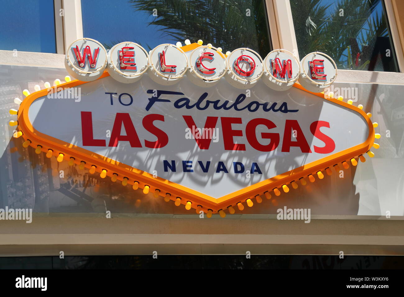 Las Vegas Neon sign in Las Vegas, Nevada, USA Stock Photo - Alamy