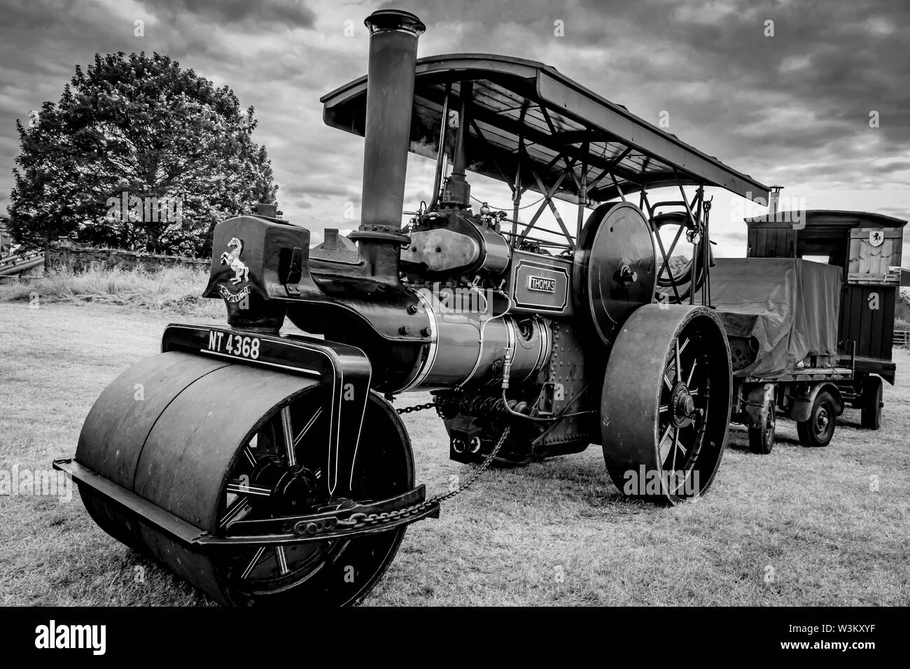 Old Vintage Preserved and Maintained Steam Rollers being Demonstrated ...