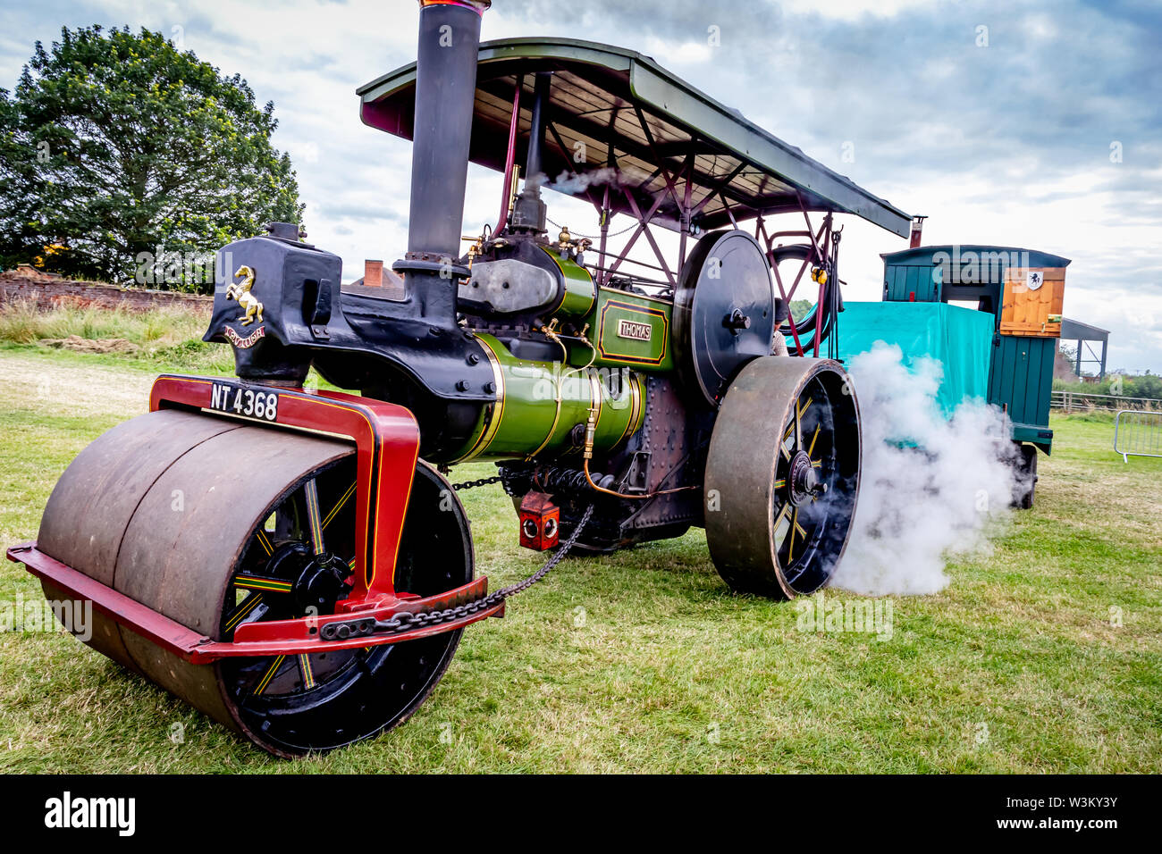 Old Vintage Preserved and Maintained Steam Rollers being Demonstrated ...