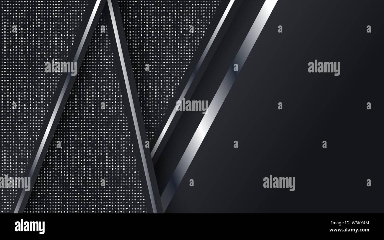 Dark Metallic Silver Frame Layout Technology Corporate Business Design ...