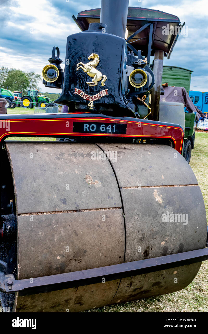 Old Vintage Preserved and Maintained Steam Rollers being Demonstrated ...