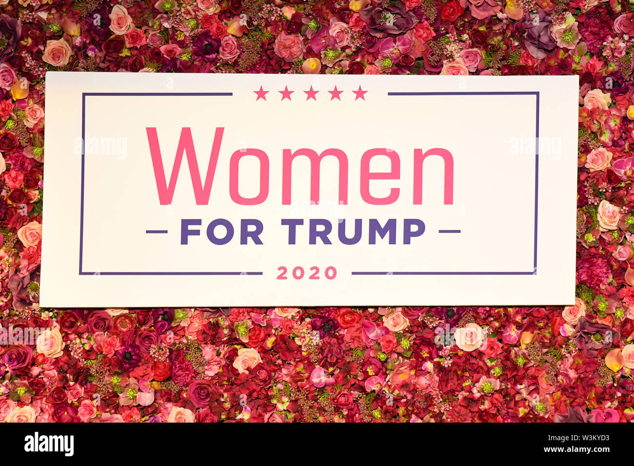 King Of Prussia, Pennsylvania, USA. 16th July, 2019. Women For Trump ...