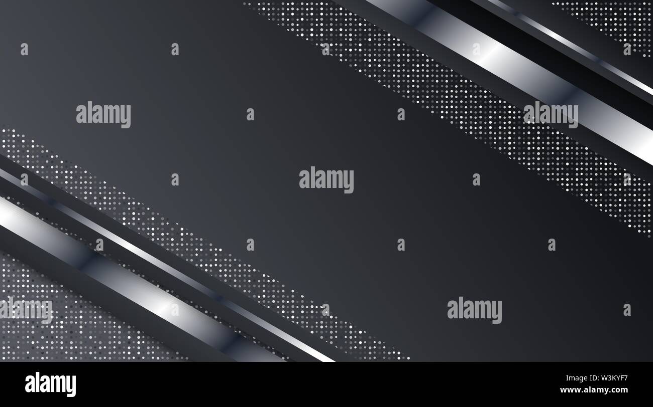 Dark Metallic Silver Frame Layout Technology Corporate Business Design ...