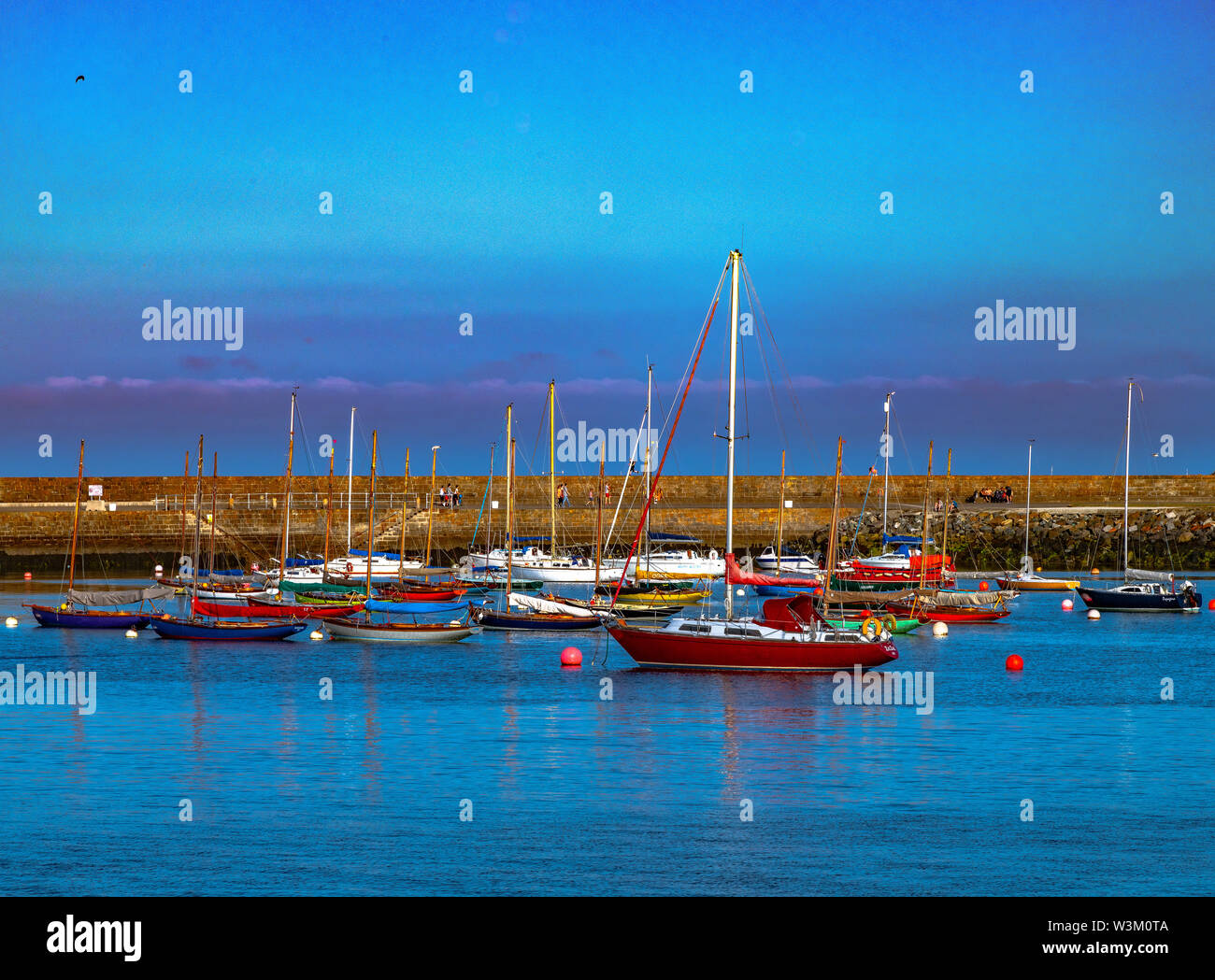 Howth Harbour Yachting Stock Photo - Alamy