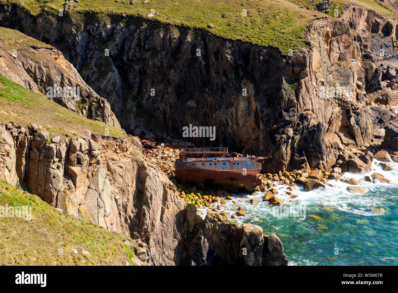 Mayon cliff shipwreck hi-res stock photography and images - Alamy