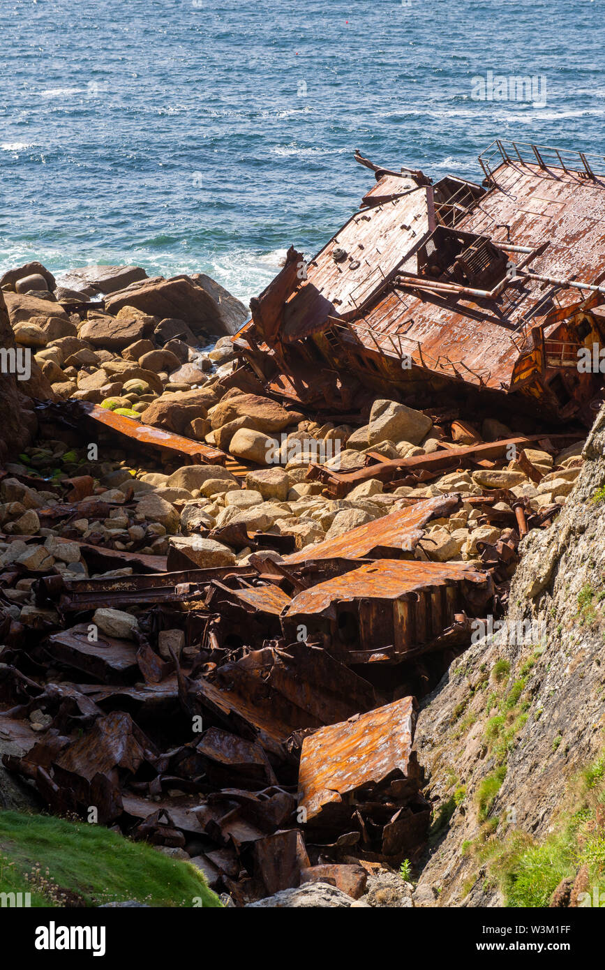 Cornish Shipwreck High Resolution Stock Photography and Images - Alamy