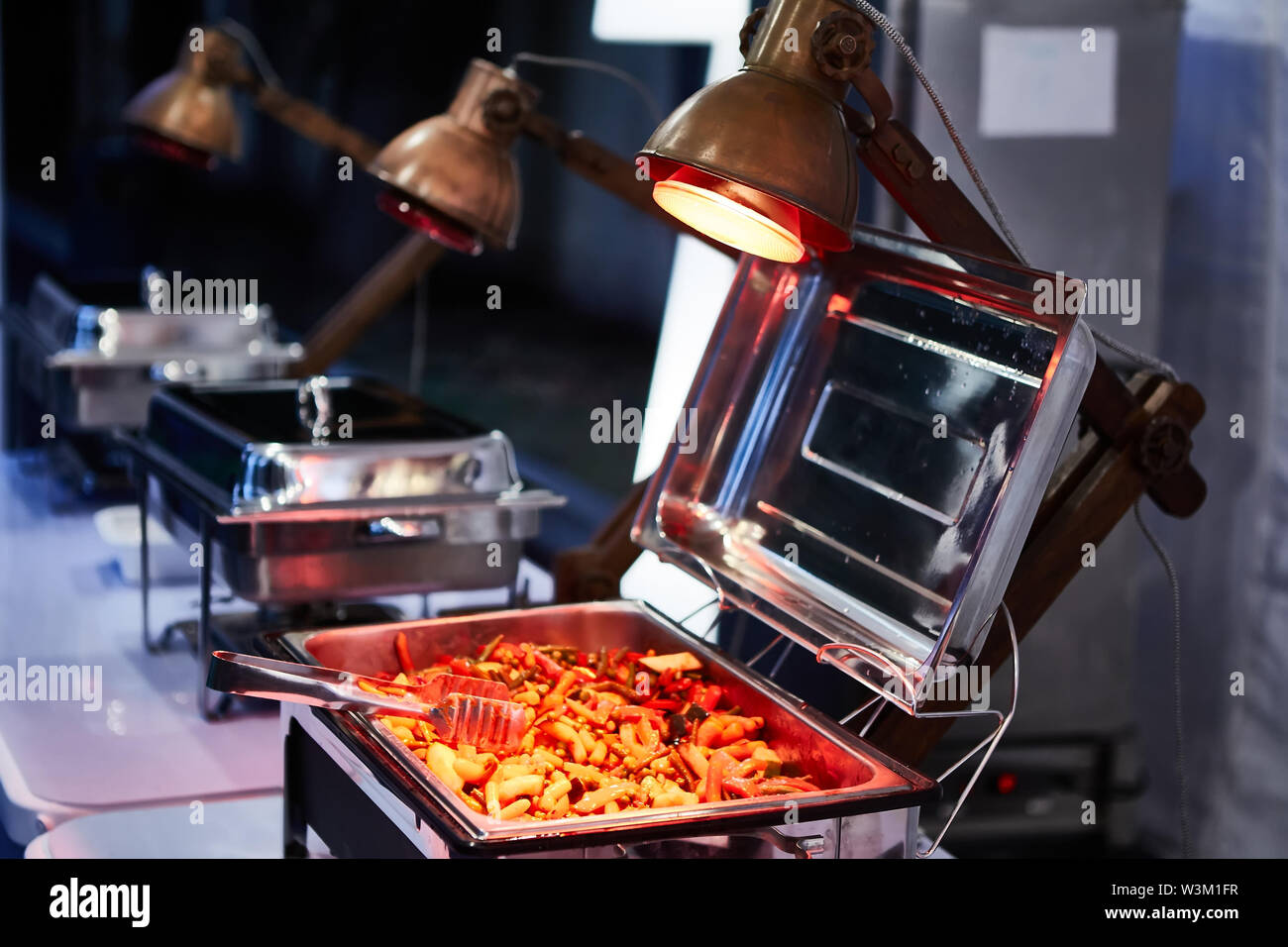 Catering food wedding ready to guests. Shallow dof Stock Photo - Alamy