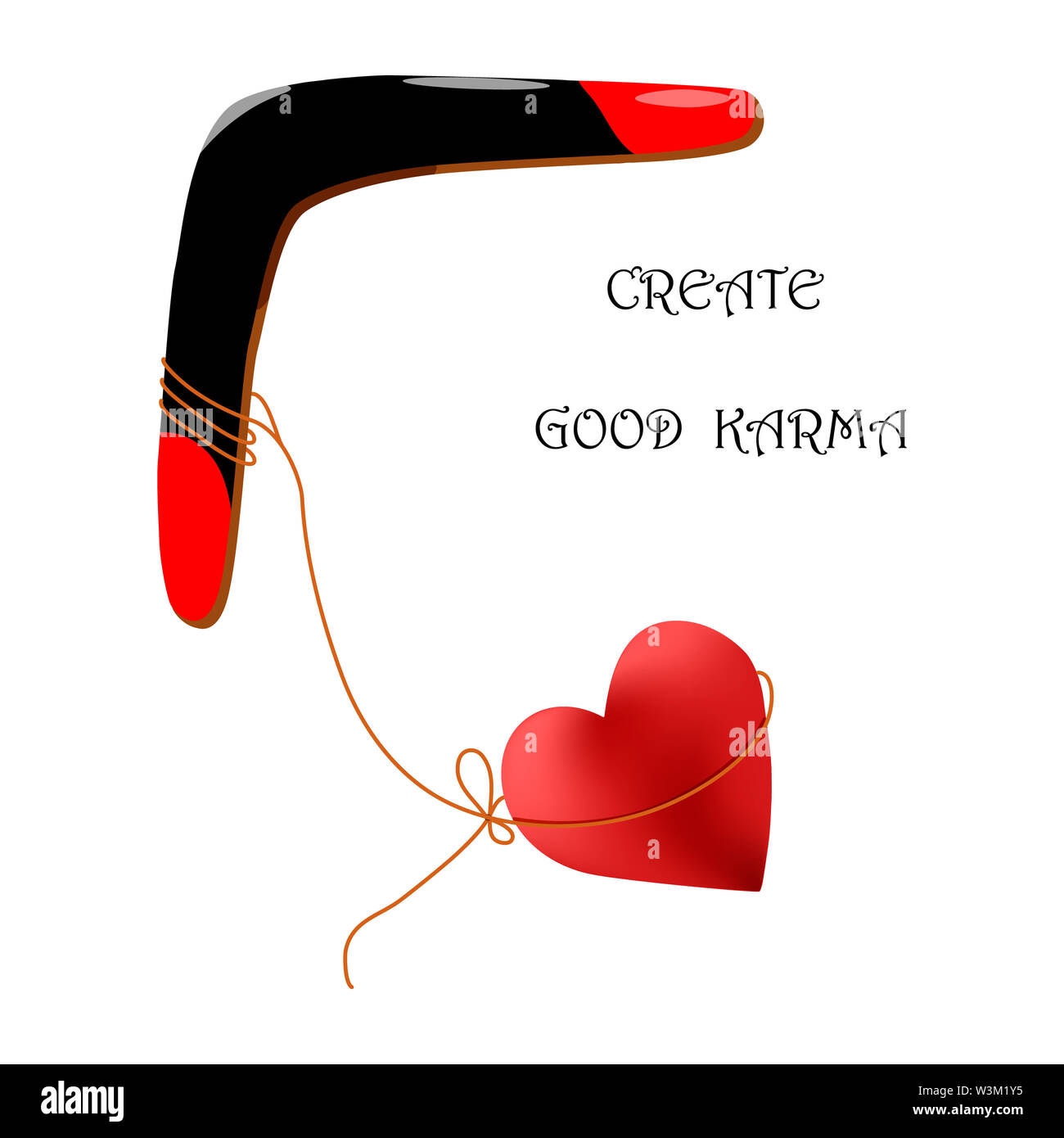 Karma. illustration for social media post. Hand drawn illustration ...