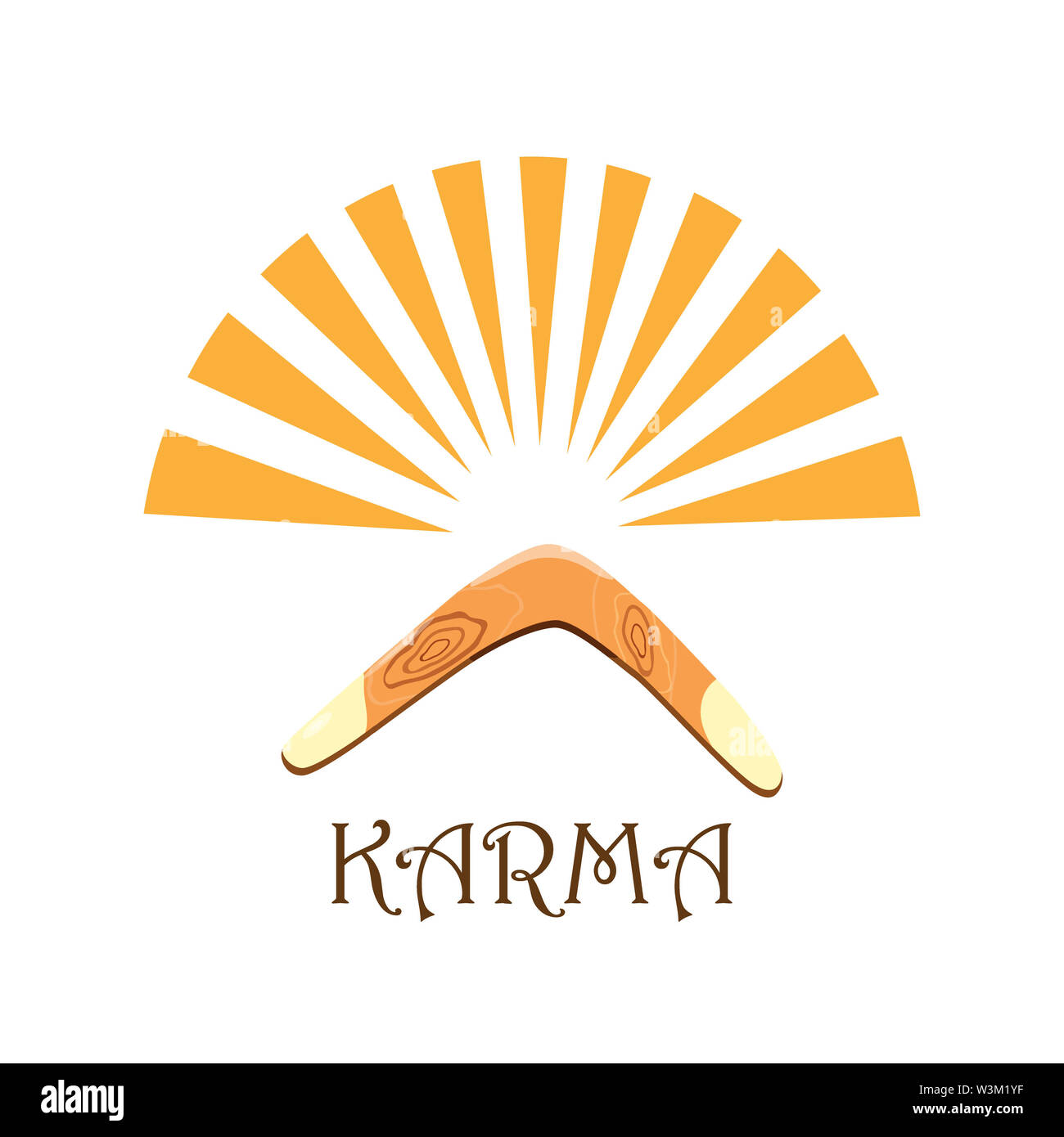 Karma. illustration for social media post. Hand drawn illustration ...