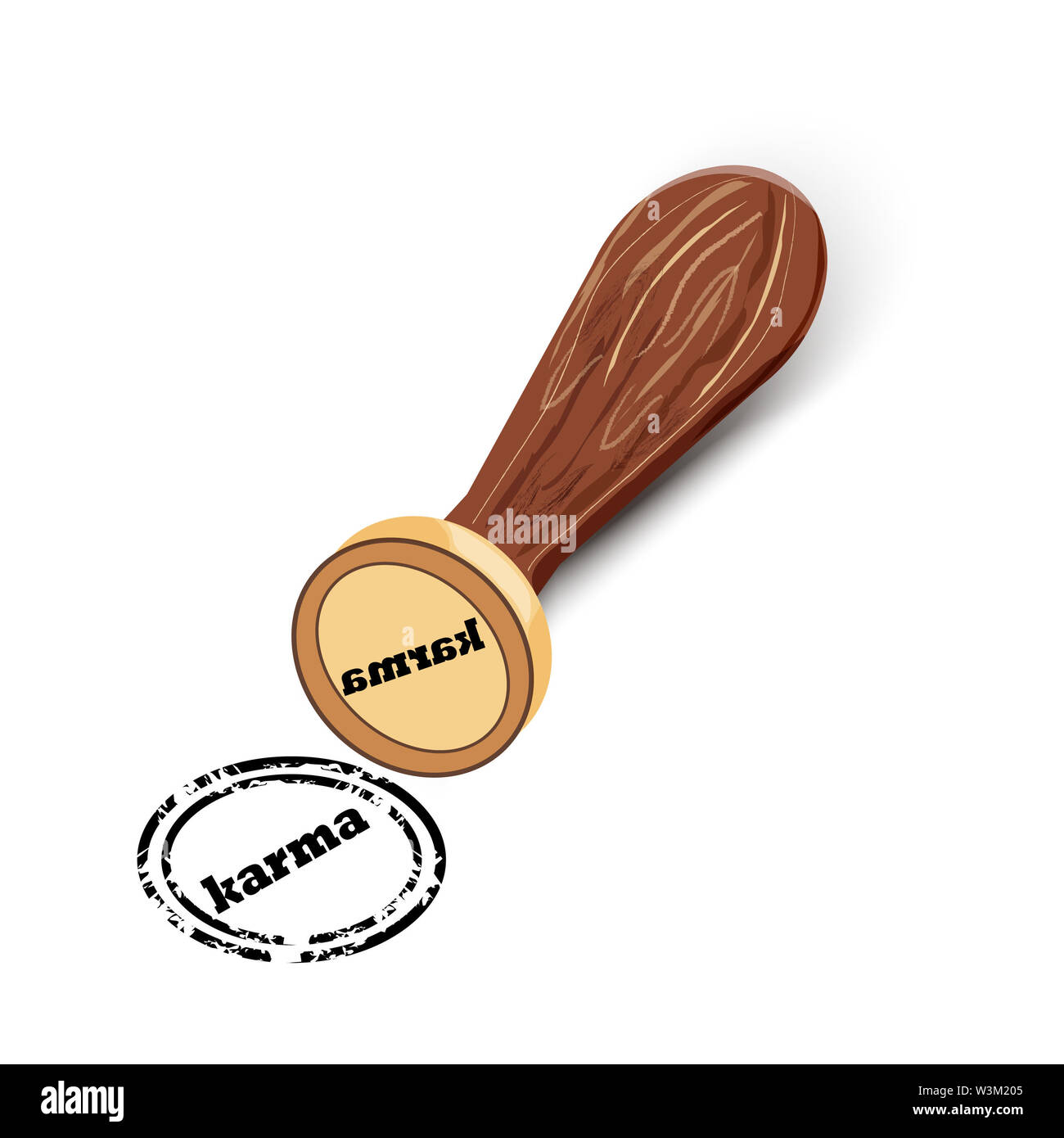 Karma. illustration for social media post. Hand drawn illustration ...