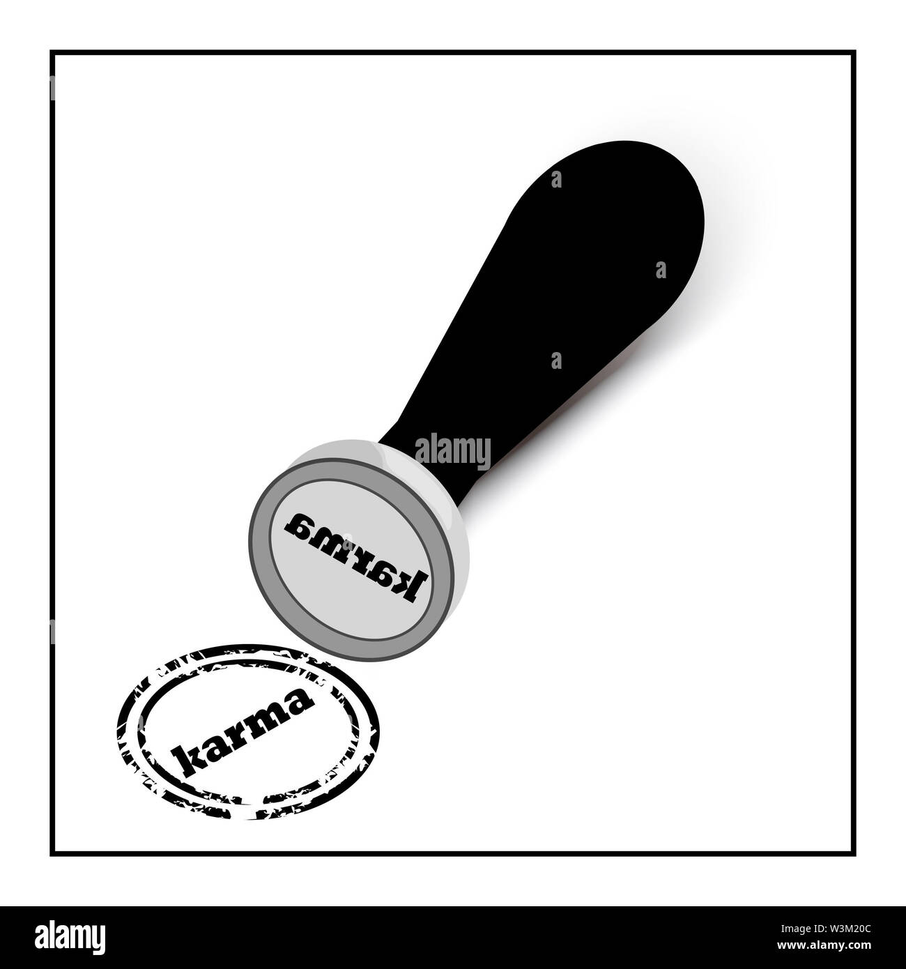 Karma. illustration for social media post. Hand drawn illustration ...