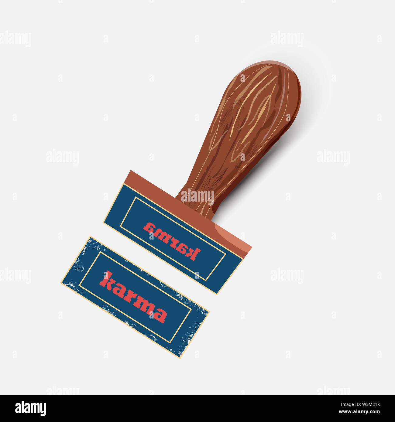 Karma. illustration for social media post. Hand drawn illustration ...