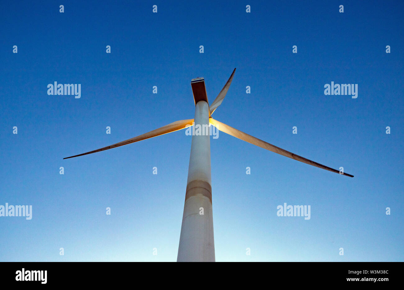 Wind farm, wind park in Vrouchas, Crete Stock Photo - Alamy